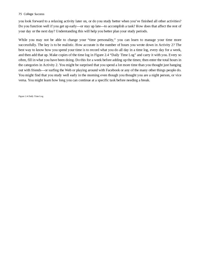 Reflection topic: Time management 1. Complete | Chegg.com