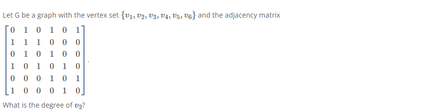 Solved Let G be a graph with the vertex set | Chegg.com