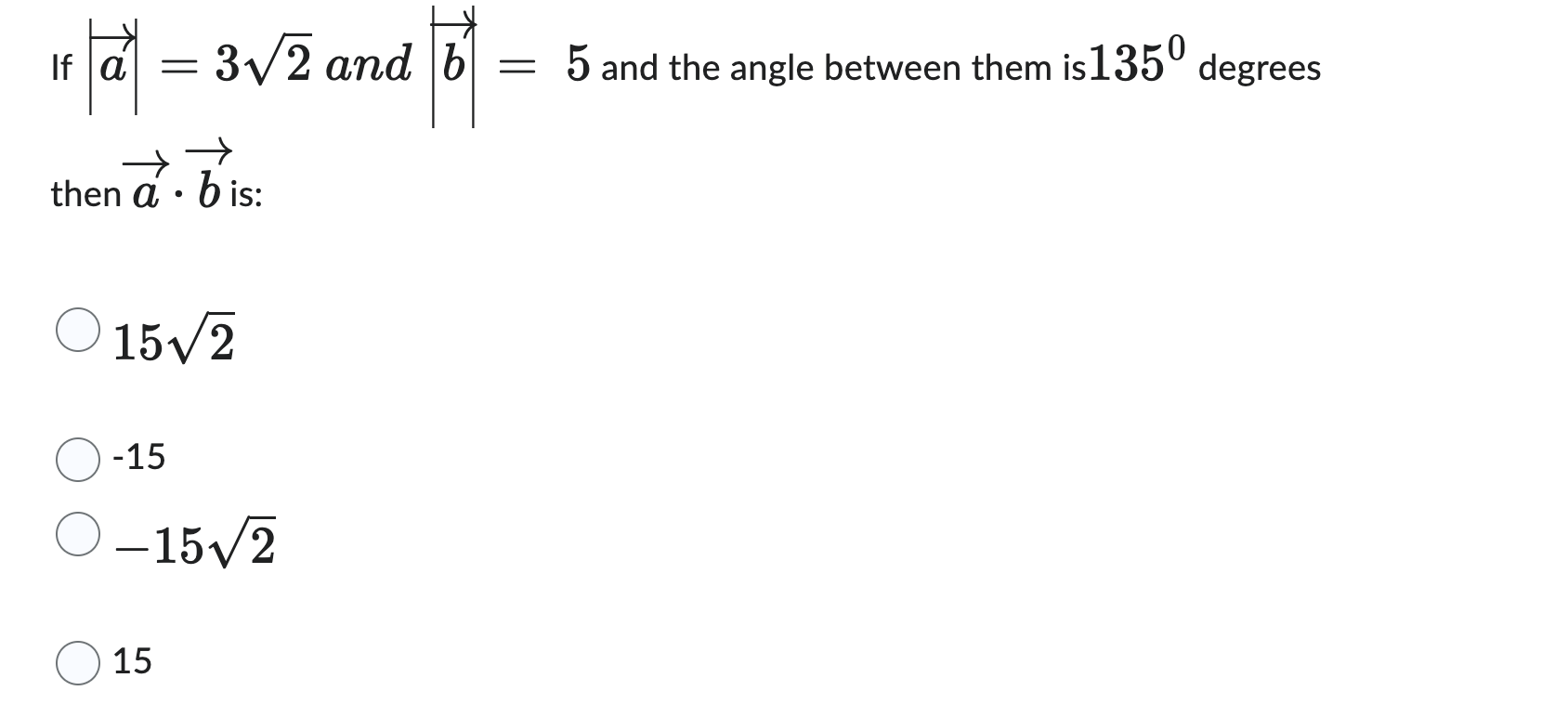 Solved Determine the angle between vectors a=(10,3,9) and | Chegg.com