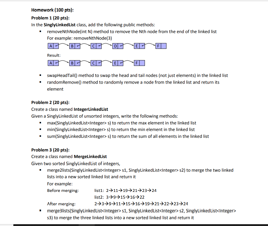 Solved Homework (100 pts): Problem 1 (20 pts): In the | Chegg.com