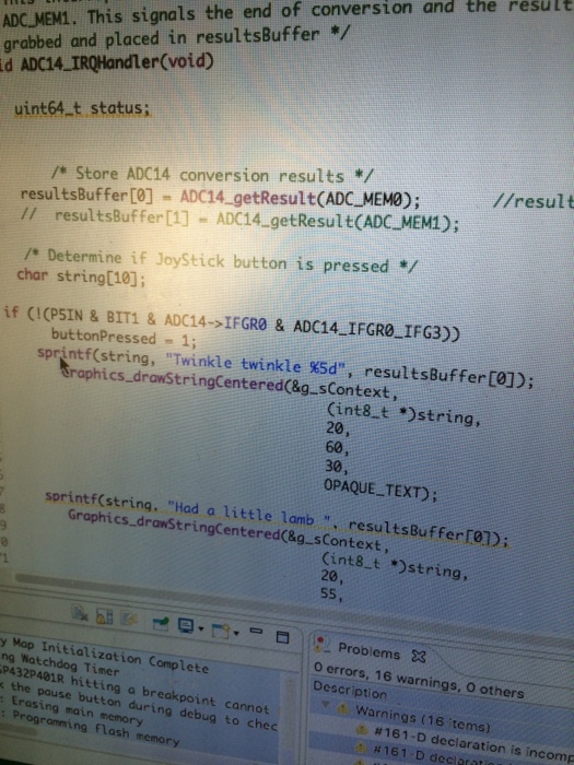 TI msp432 I Am Working on a project that is to create | Chegg.com