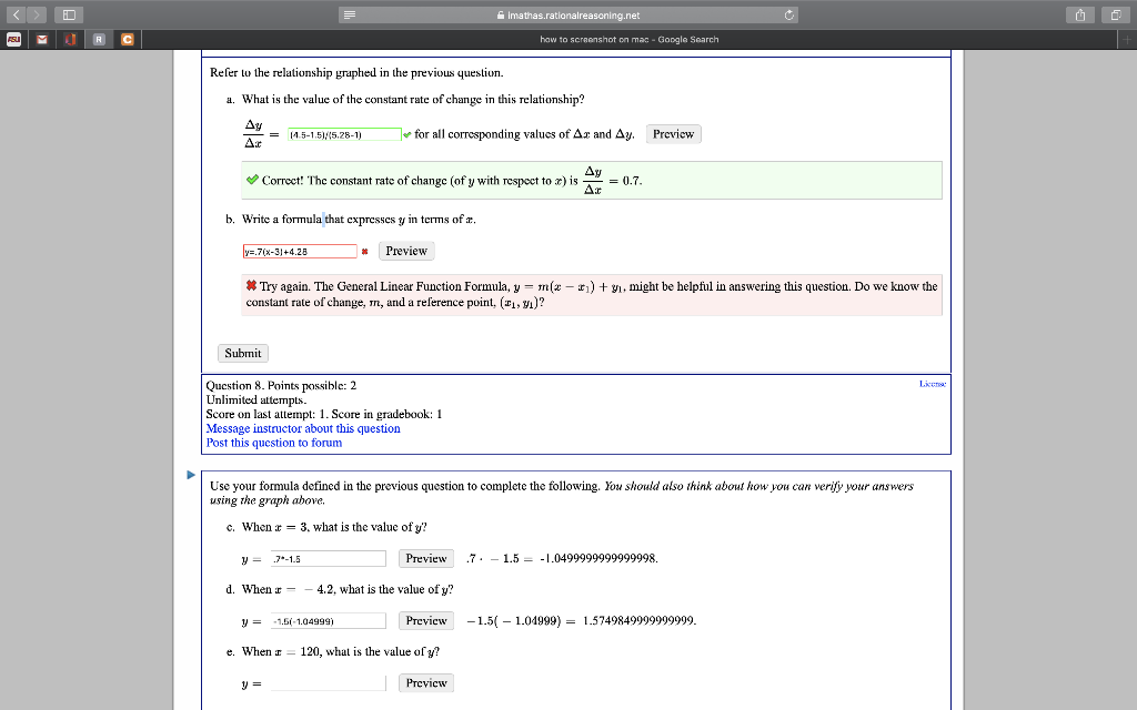 Solved imathas.rationalreasoning.net Asu how to screenshot | Chegg.com