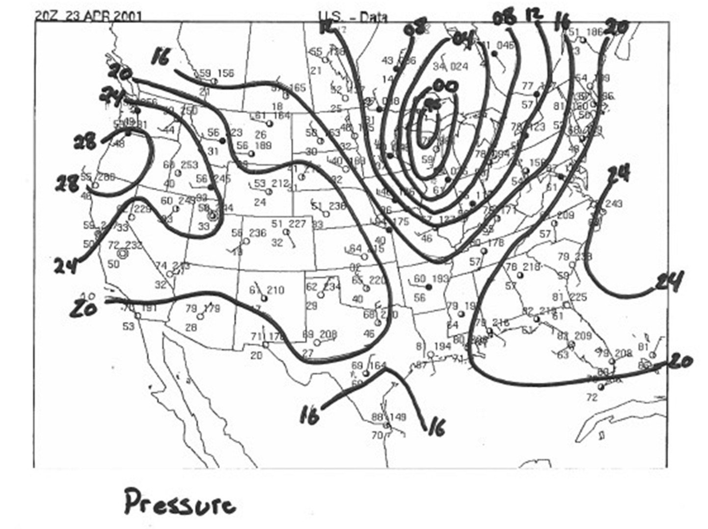 Based on the 3 analyses (isotherms, isodrosotherms | Chegg.com