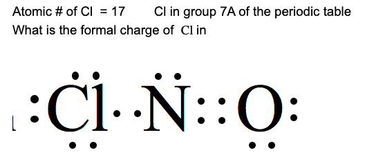 Solved Atomic # of Cl = 17 Cl in group 7A of the periodic | Chegg.com