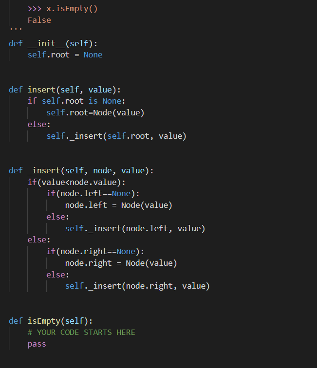 Solved Methods Type bool int Name Description isEmpty(self) | Chegg.com