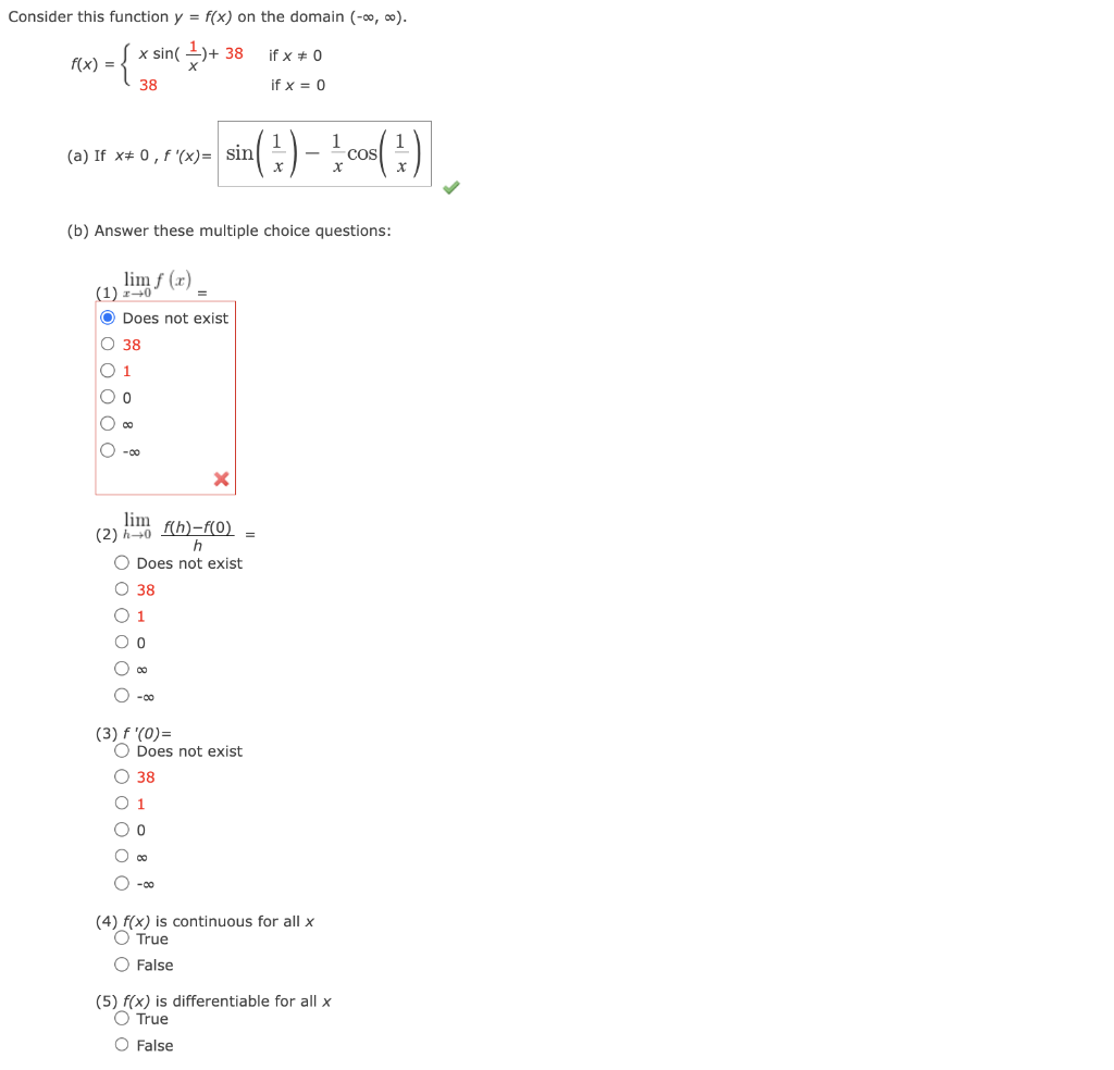 Solved Consider this function y=f(x) on the domain (−∞,∞). | Chegg.com