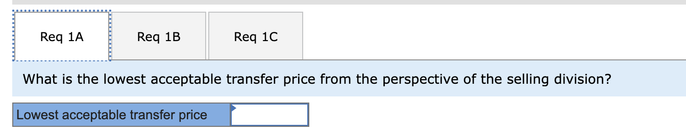 Solved Required information Exercise 11-13 (Static) Transfer | Chegg.com