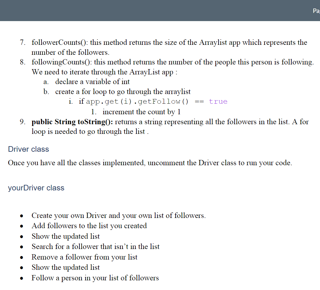 Solved Follow the instructions and write the code. IMPORTANT | Chegg.com