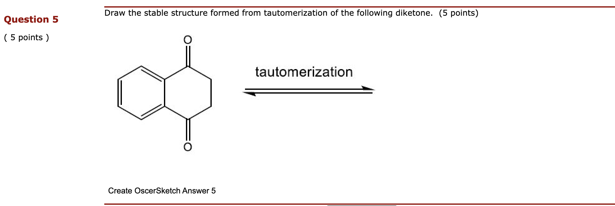 Solved Draw the stable structure formed from tautomerization | Chegg.com