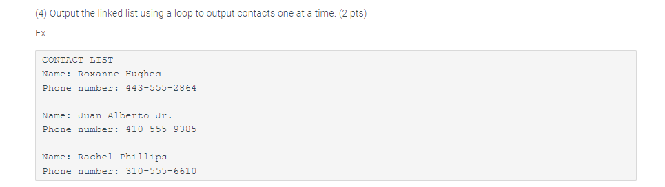 Solved LAB: Warm up: ContactsIn java please, Do not copy and | Chegg.com