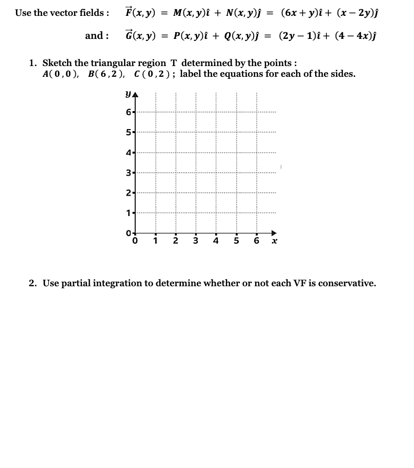 Solved Use the vector fields : | Chegg.com
