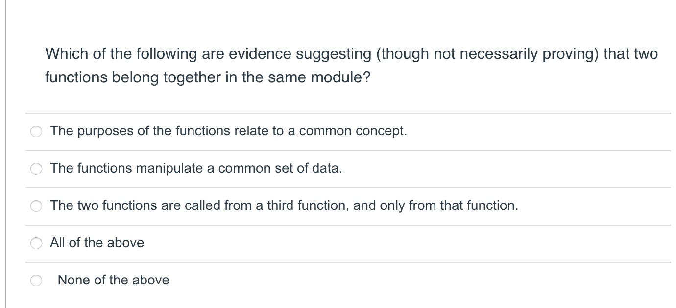 Solved Which of the following are evidence suggesting | Chegg.com