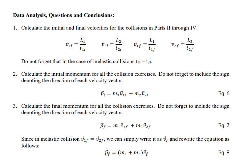 Solved Data Analysis, Questions and Conclusions: 1. | Chegg.com