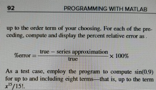 Solved 3.5 The sine function can be evaldated by the | Chegg.com