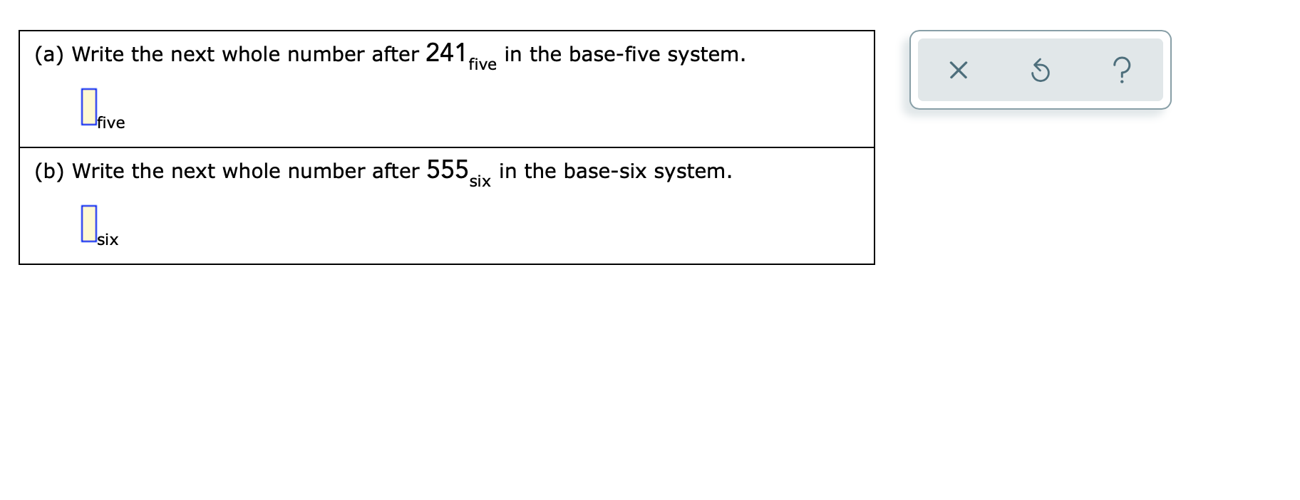 Solved (a) Write the next whole number after 241, in the | Chegg.com