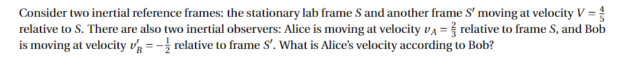 Solved Consider two inertial reference frames: the | Chegg.com