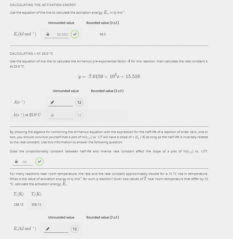 Solved GRAPH Convert the Arrhenius equation into a form that | Chegg.com