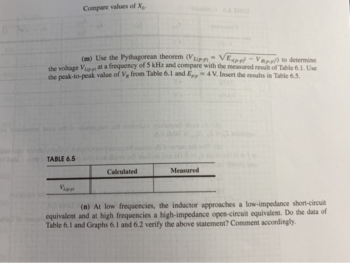 Solved PROCEDURE Part 1 V Ve, and Iversus Frequency (a) | Chegg.com