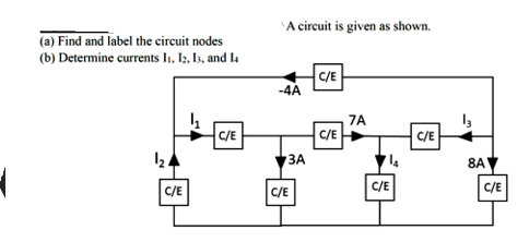 Solved A circuit is given as shown.(a) ﻿Find and label the | Chegg.com