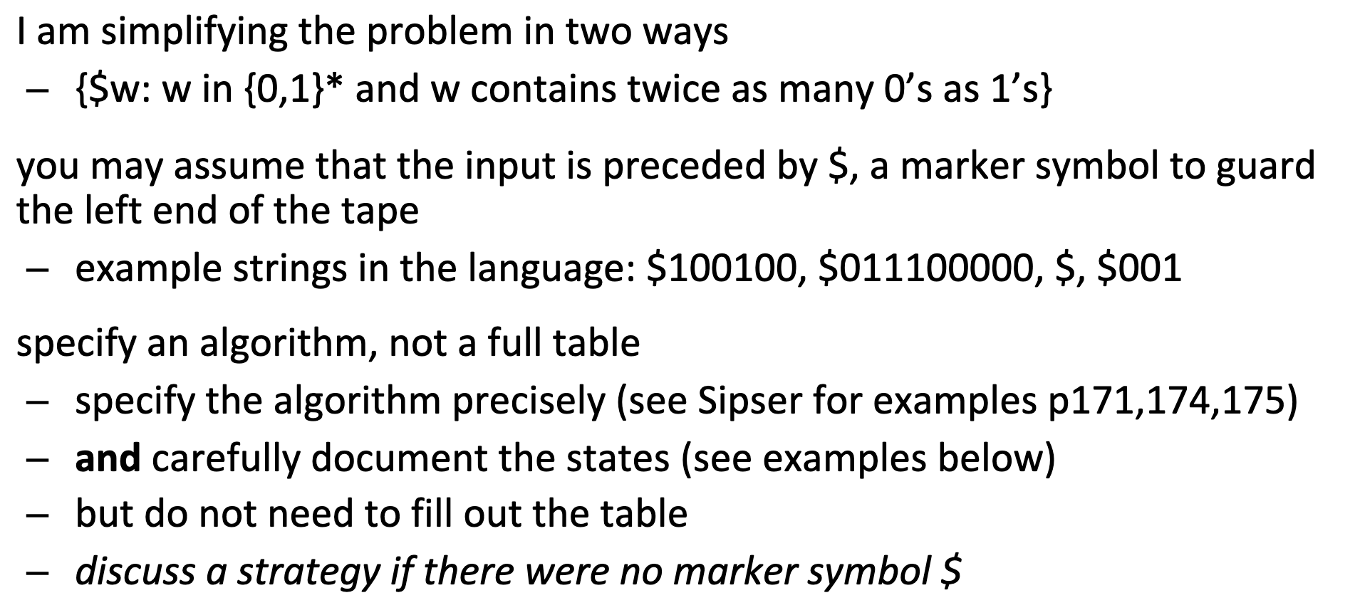 Design A Turing Machine That Accepts The Language