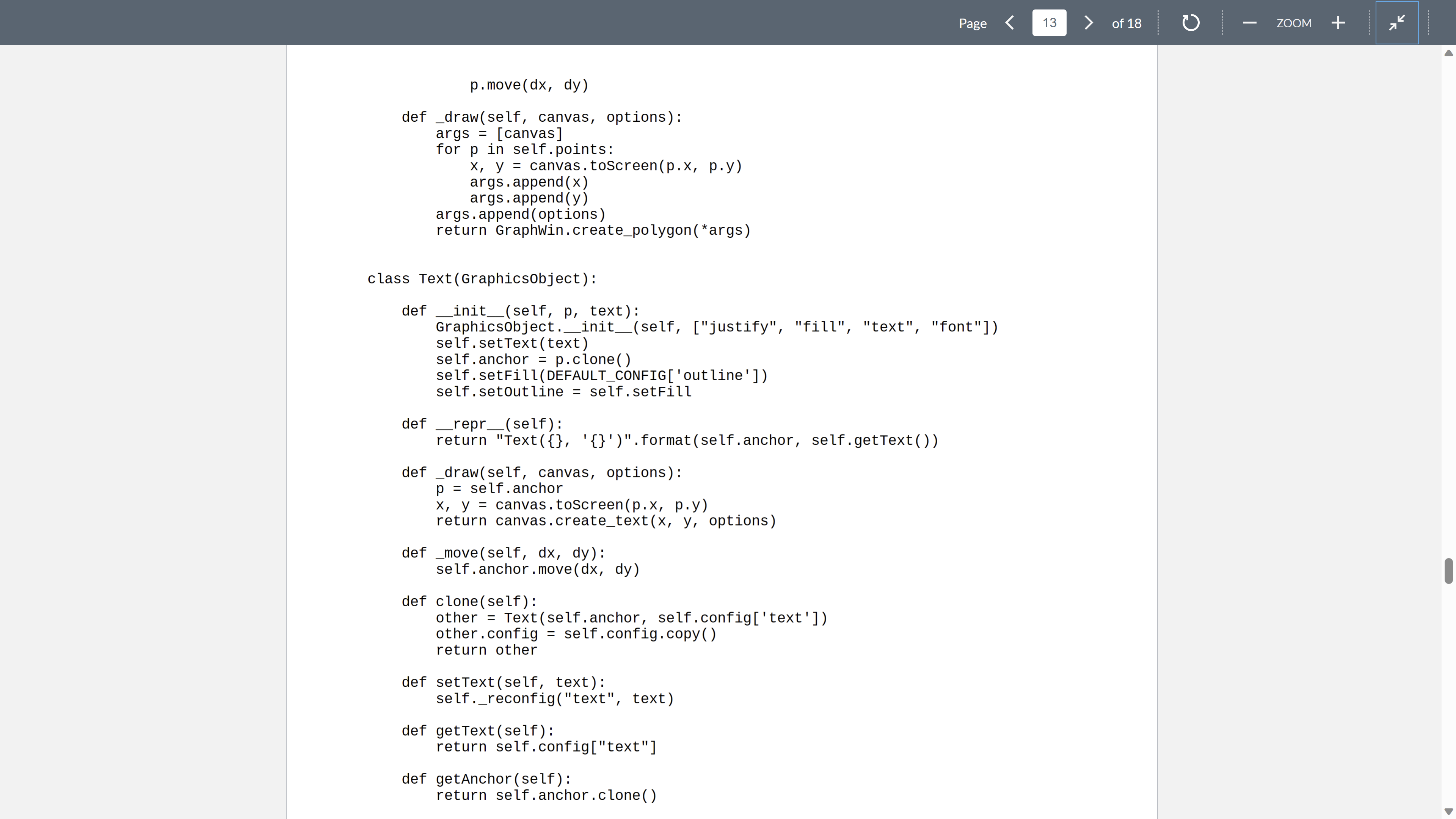 Solved Press Esc to exit full screen from graphics import * | Chegg.com