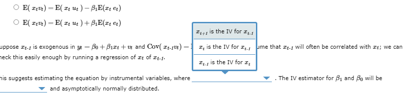 9. Applying 2SLS to time series equations Consider | Chegg.com