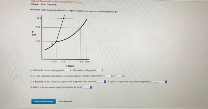 Interpret Phase Diagram Problems Solved Use The Following Ph