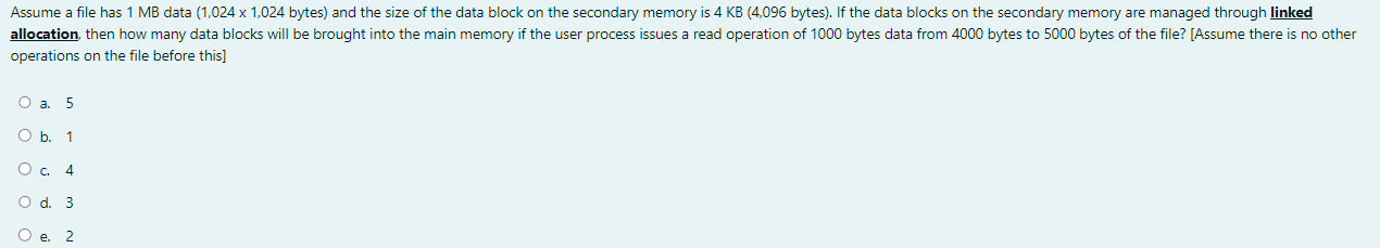 Solved operations on the file before this] a. 5 b. 1 c. 4 d. | Chegg.com