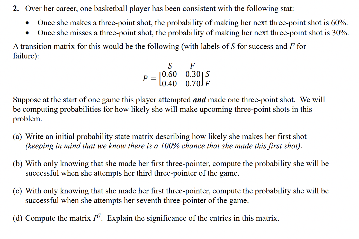 Solved Over her career, one basketball player has been | Chegg.com