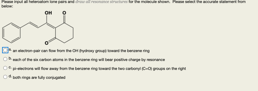 Solved Please input all heteroatom lone pairs and draw all | Chegg.com