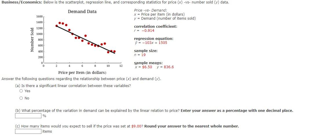 Solved (a) Is there a significant linear correlation between | Chegg.com