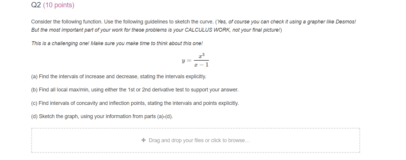 Solved Q2 (10 points) Consider the following function. Use | Chegg.com