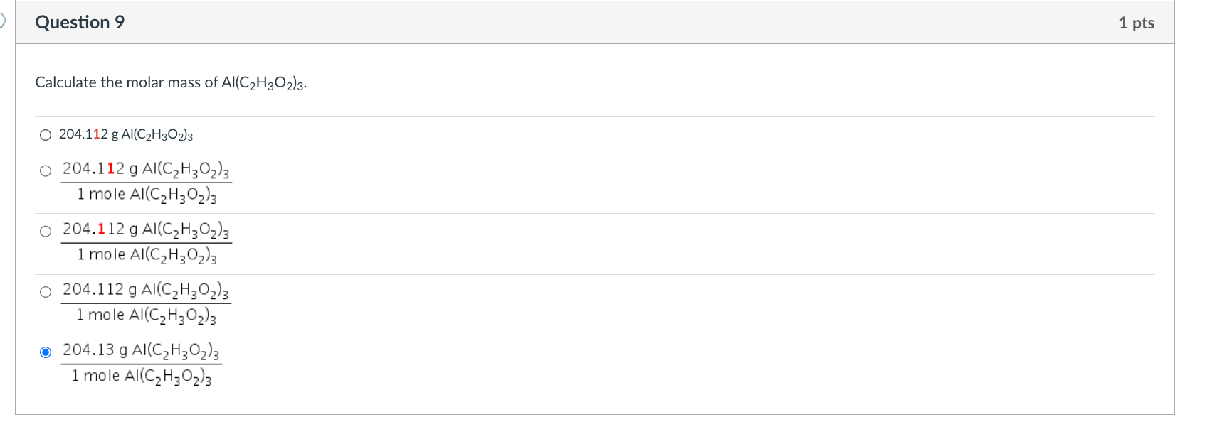 Solved Calculate the molar mass for Mg(ClO4)2 ClO4)2223.21 | Chegg.com