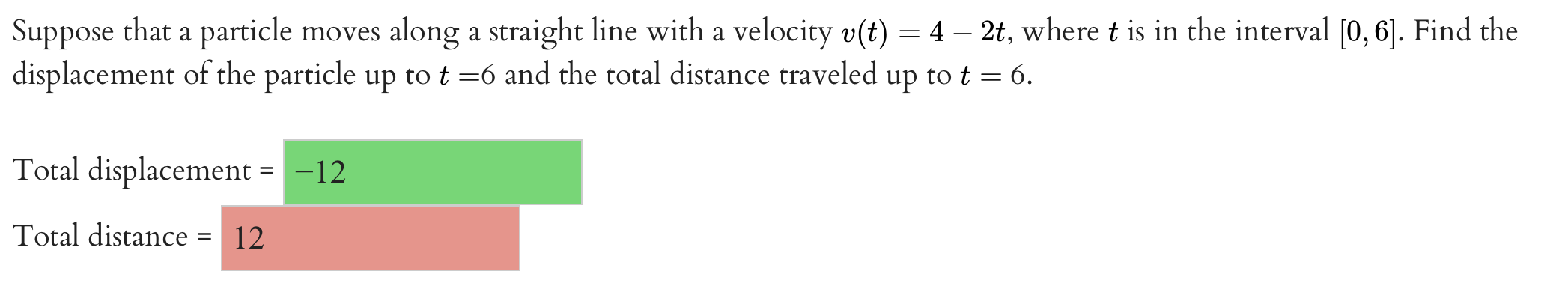 Solved Suppose That A Particle Moves Along A Straight Line