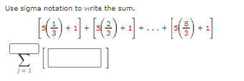 Solved Use sigma notation to write the sum. | Chegg.com