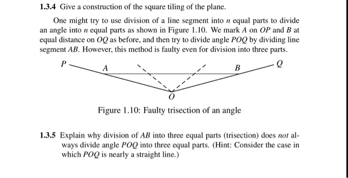 Solved Give a construction of the square tiling of the | Chegg.com