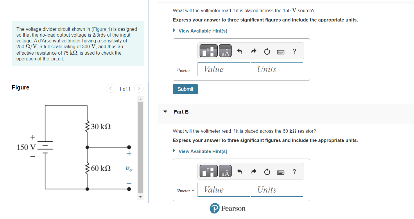 Solved What will the voltmeter read if it is placed across | Chegg.com
