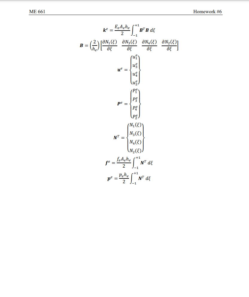 Solved ME 661 1. Consider a one-dimensional 3rd order (4 | Chegg.com