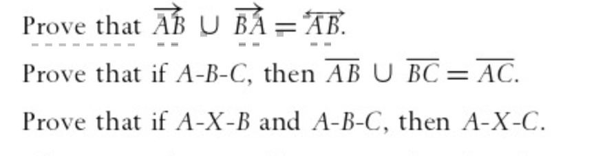 Solved Prove that AB U BA=KE. Prove that if A-B-C, then AB U | Chegg.com