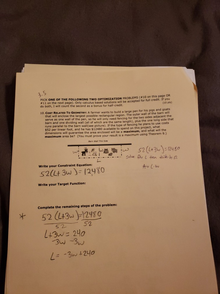 Solved I Know That My Constraint Equation Is Correct But