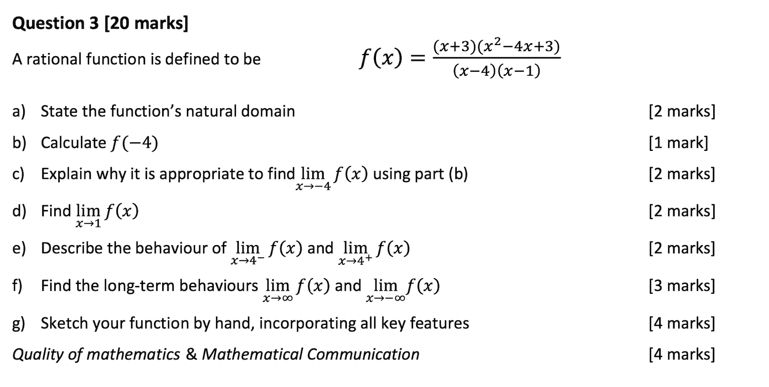 Solved A rational function is defined to be | Chegg.com