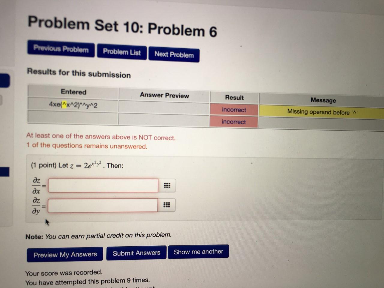 Solved Problem Set 10 Problem 6 Previous Problem Problem 