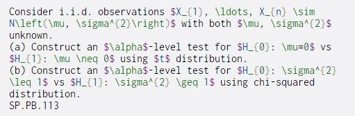 Solved Consider i.i.d. observations $X_{1}, \ldots, X_{n} | Chegg.com