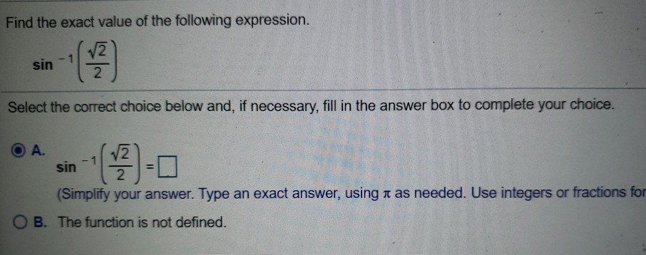 Solved Select the correct choice and fill in any answer | Chegg.com