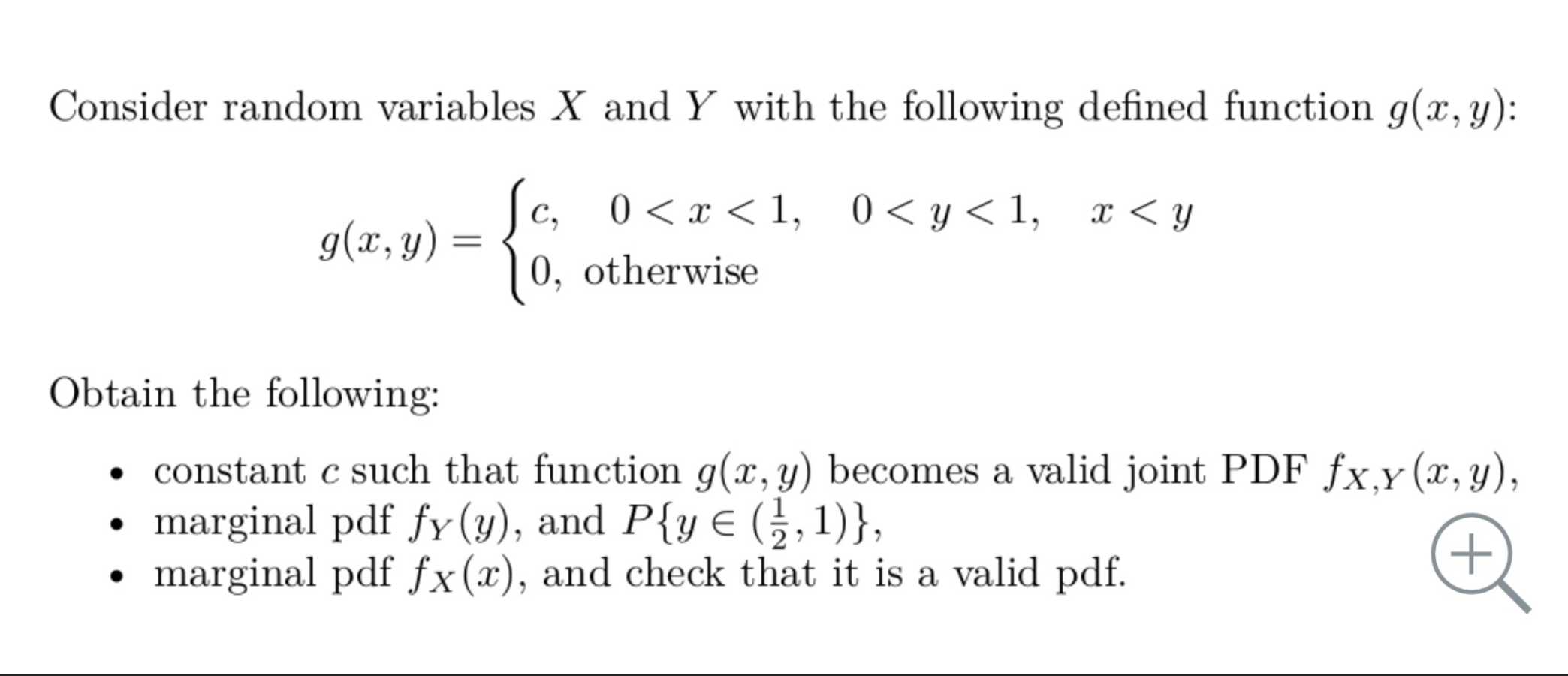 Solved Consider random variables X and Y with the following | Chegg.com