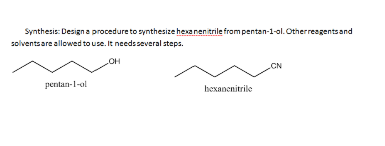 Solved Synthesis: Design a procedure to synthesize | Chegg.com
