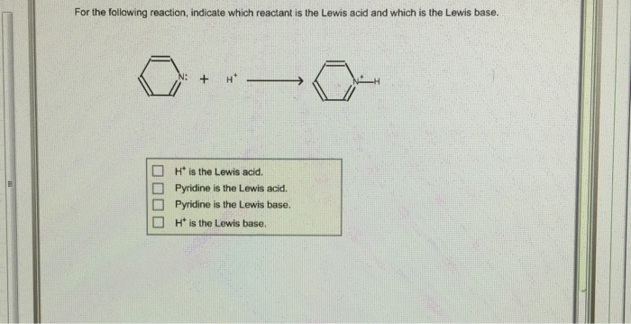 Solved For the following reaction, indicate which reactant | Chegg.com