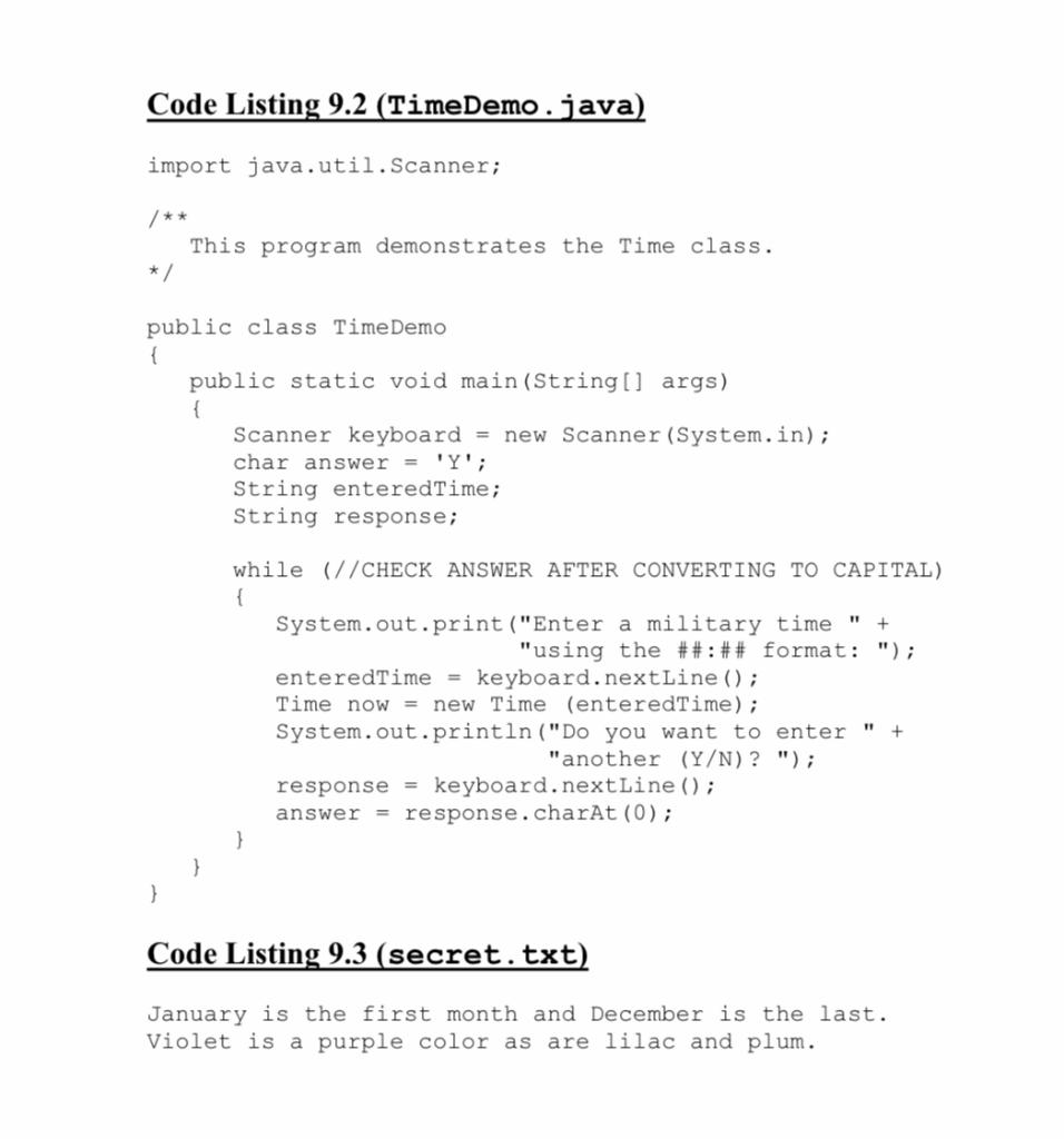 Solved Chapter 9 Lab More Classes And Objects Lab Objectives