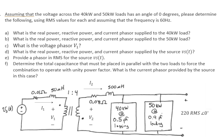 Solved Assuming that the voltage across the 40kW and 50kW | Chegg.com