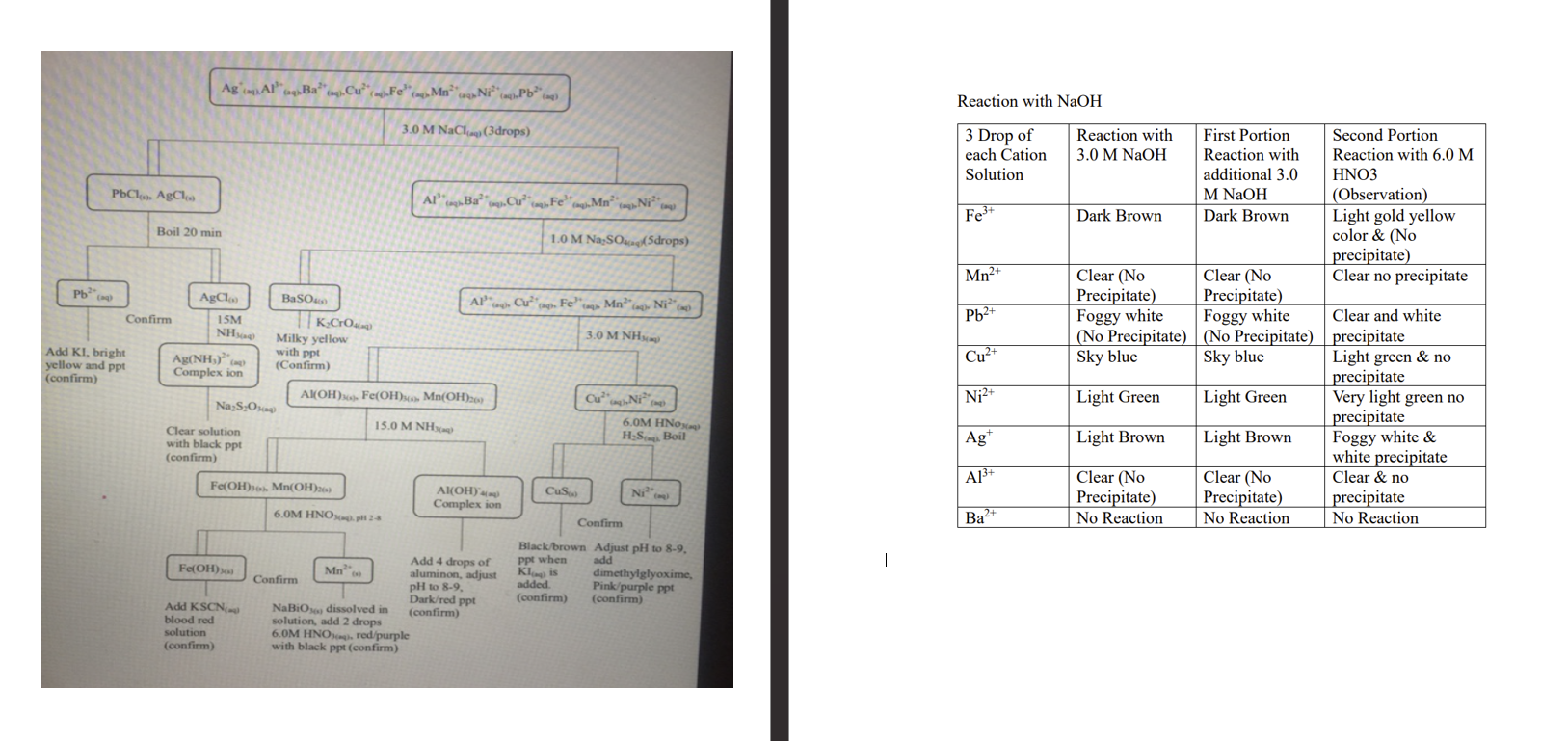 In the given seperation sceme NaOH experiment was | Chegg.com